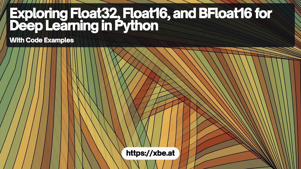 Exploring Float32, Float16, and BFloat16 for Deep Learning in Python