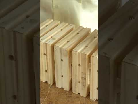 Wooden decorative lantern.