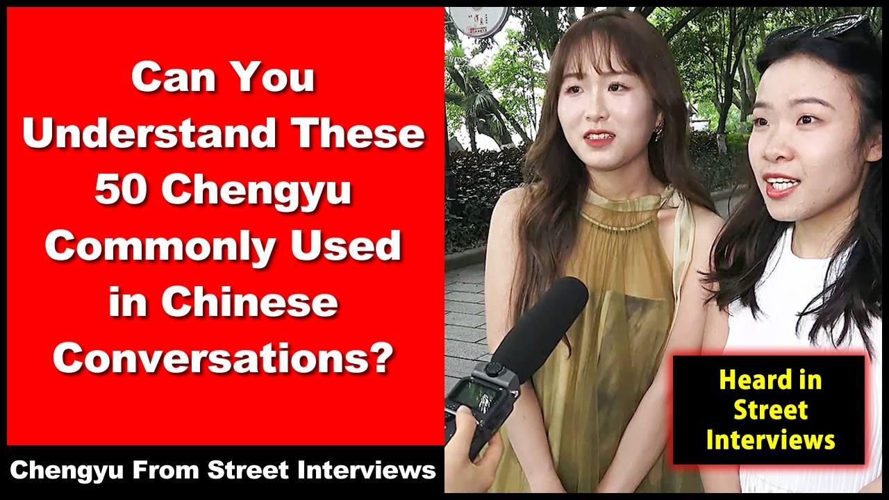 Can You Understand These 50 Chengyu Commonly Used in Chinese Conversations? - From Street Interviews