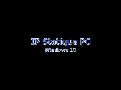 IP statique sur windows 10