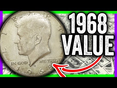 1968 HALF DOLLAR WORTH MONEY - COIN VALUES AND PRICES
