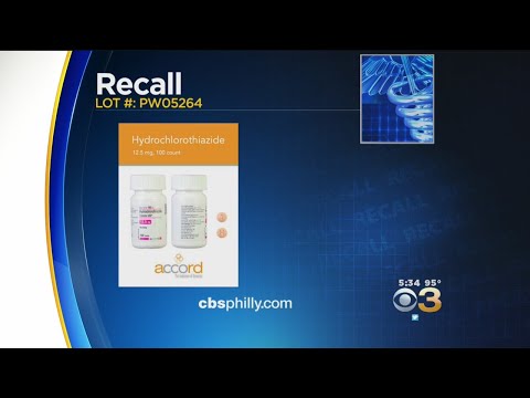 Blood Pressure Drug Recalled For Possible Life-Threatening Label Error