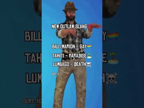 New outlaw slang alert ‼️ #rdr2 #shorts #gaming