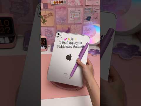 7 iPad apps you NEED as a student ❤️🔥✏️ productivity | digital note taking | study | apple pencil