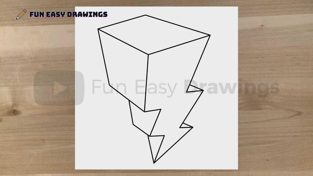How to Draw Lightning Easy - Fun Easy Drawings #FunEasyDrawings #cartoon #lightning