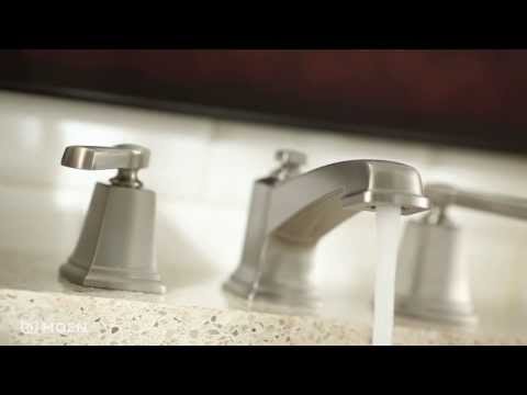 Boardwalk™ Widespread Bathroom Sink Faucet | Moen Features Spotlight