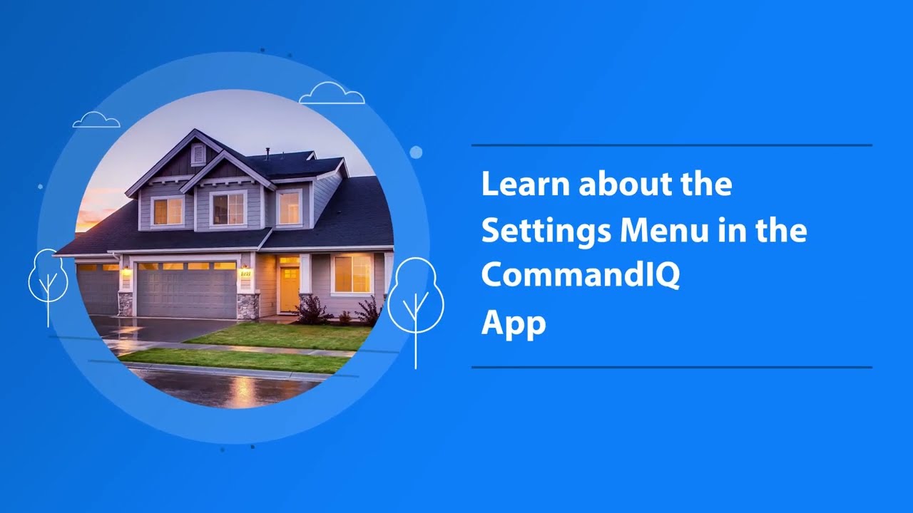 CommandIQ App Settings Menu Explained