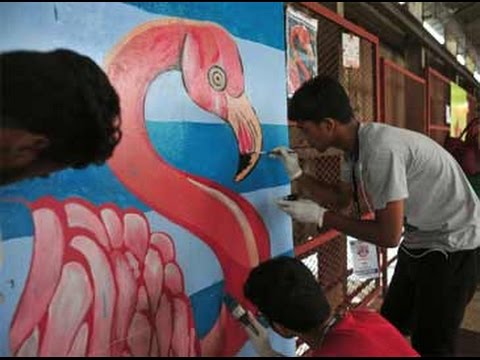 Mumbai’s suburban railway stations get colourful makeover
