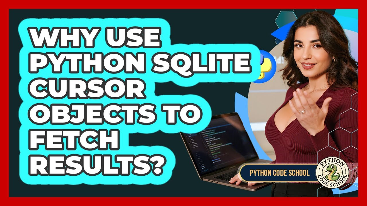 Why Use Python SQLite Cursor Objects To Fetch Results? - Python Code School