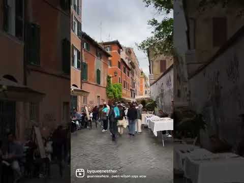 Rome with Owen Wilson wow