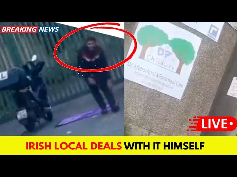SHOCKING: Migrant Prays Outside Disabled School in Dublin – Irish Local Confronts Him!