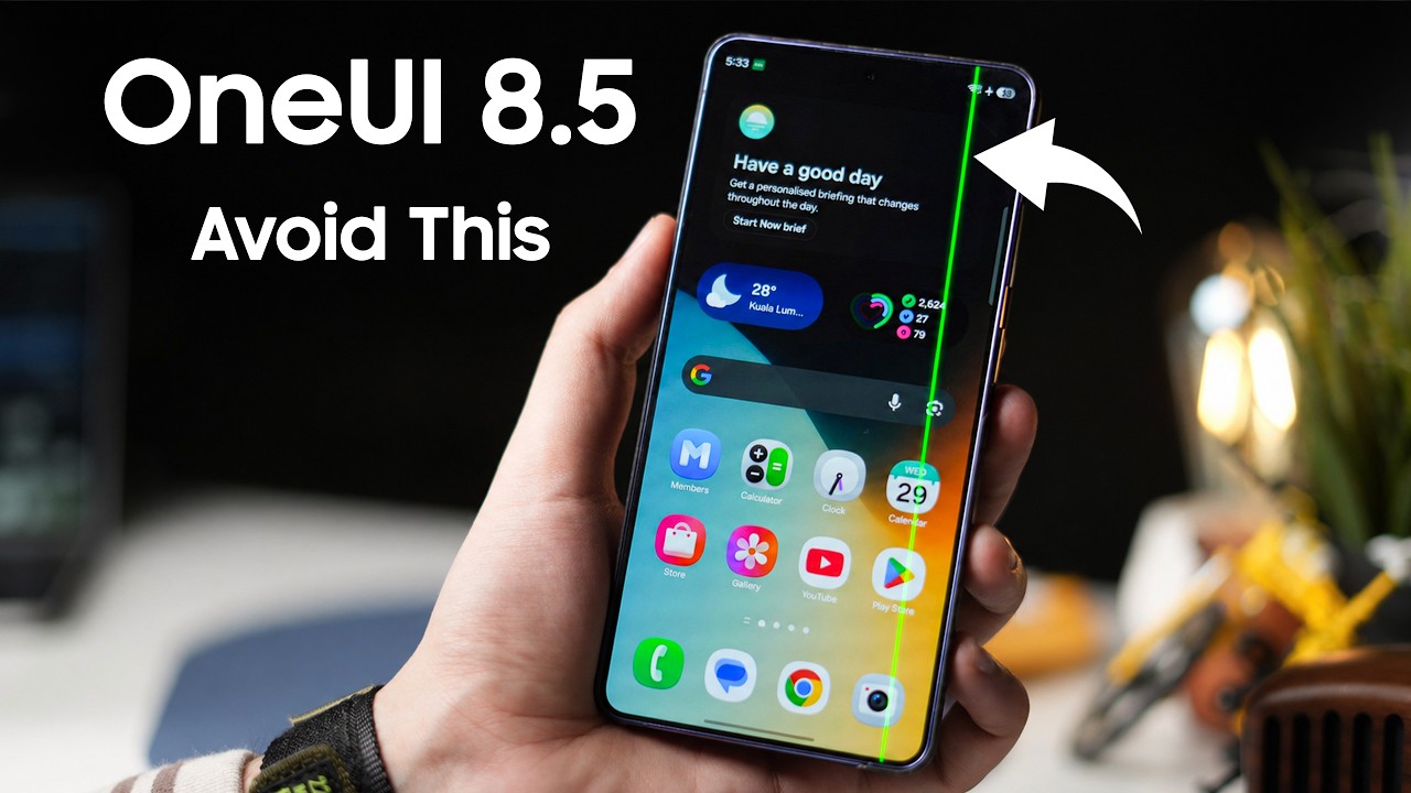 Save Your Samsung Galaxy From Green Line While Installing OneUI 8.5 Update!