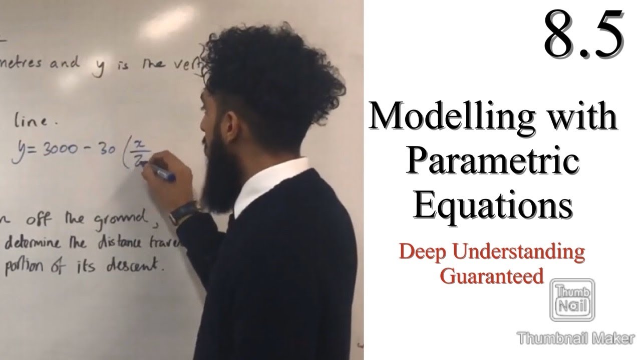 Edexcel A level Maths: 8.5 Modelling with Parametric Equations