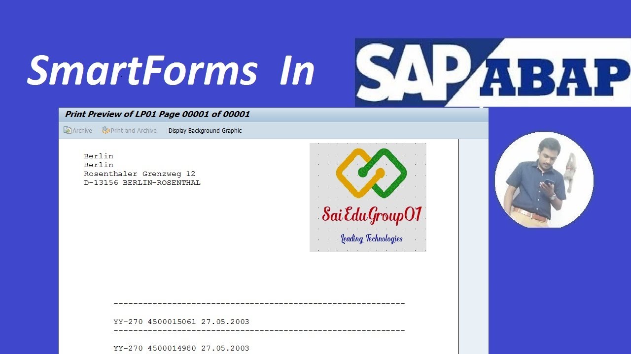 How to Create a Smart Forms  in SAP ABAP Part-1