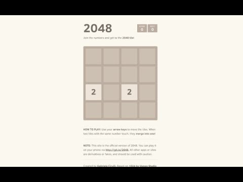 2048 Game - Gameplay