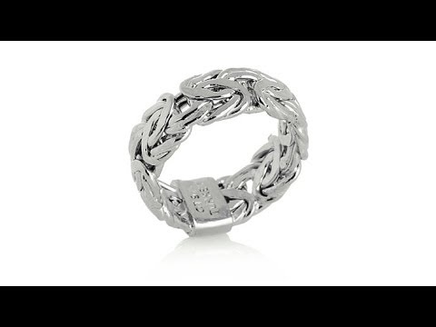 ByzantineStyle Band Ring