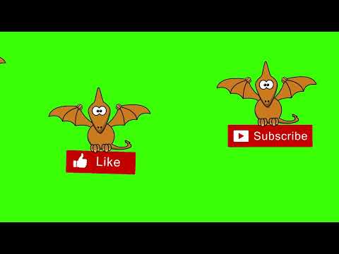 like share subscribe green screen video