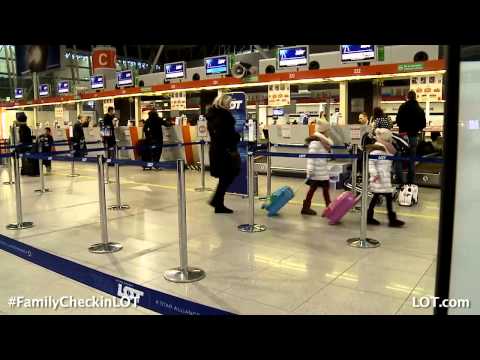 LOT Family Check-in na lotnisku Chopina