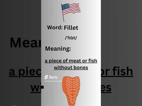 How to Pronounce Fillet in British Accent #learnenglish #learning
