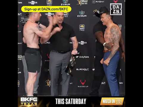 Tony Soto and Ben Bonner have heated exchange at BKFC 76 presser
