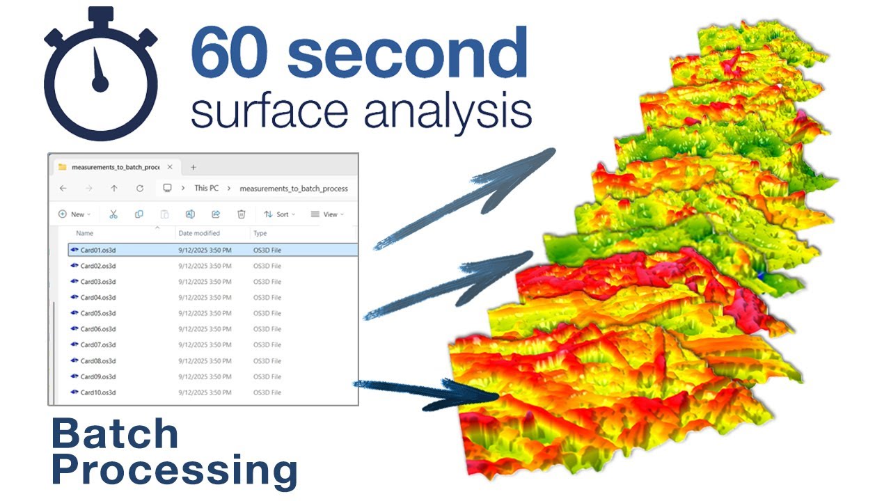 60 Second Surface Analysis - Batch Processing