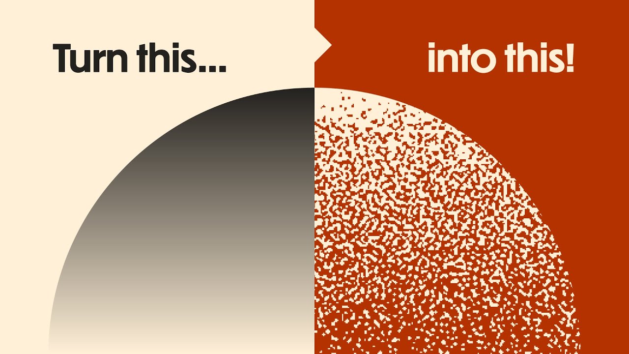 How to Add Live and Editable Grain Texture to Objects and Gradients in Adobe Illustrator