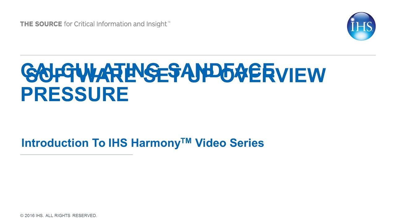 Calculating Sandface Pressure