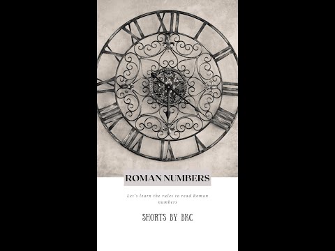 Arithmetic operations Roman numbers, adding, subtracting, multiplying & diving roman numbers #shorts