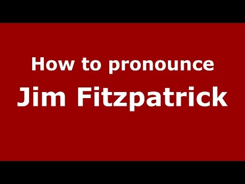 How to pronounce Jim Fitzpatrick (American English/US) - PronounceNames.com