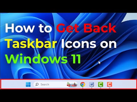 Taskbar Icons Not Showing in Windows 11 [FIXED] | Видео