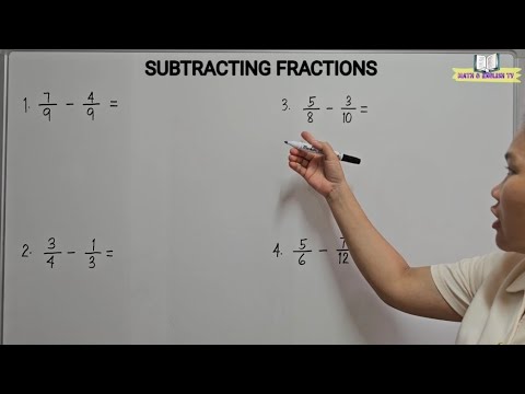 SUBTRACTING FRACTIONS