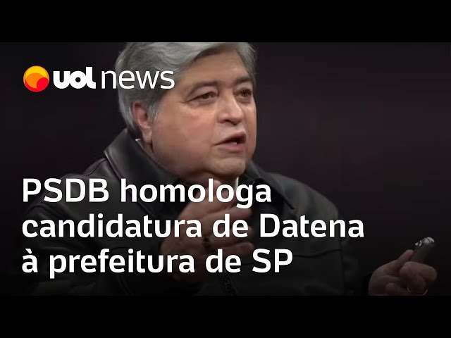Ignorando disputa, PSDB homologa a candidatura do apresentador Datena