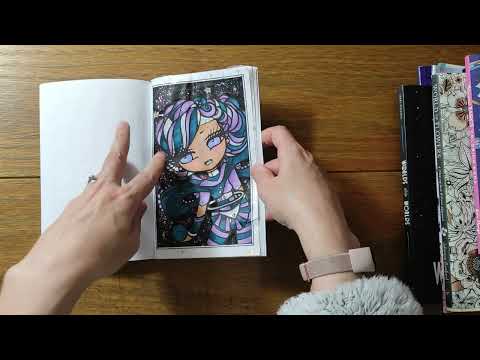 Completed colouring Pages September 2023 (what a month!)