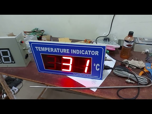 Temperature Indicators - 4 Inch Display K Type Temperature Controller, Thermocouple Manufacturer ...