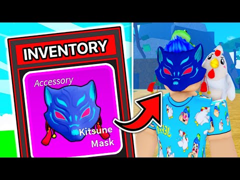 Spawning *100* Kitsune Shrines To Get *KITSUNE MASK* In Blox Fruits !! Roblox Blox Fruits (SHOWCASE)