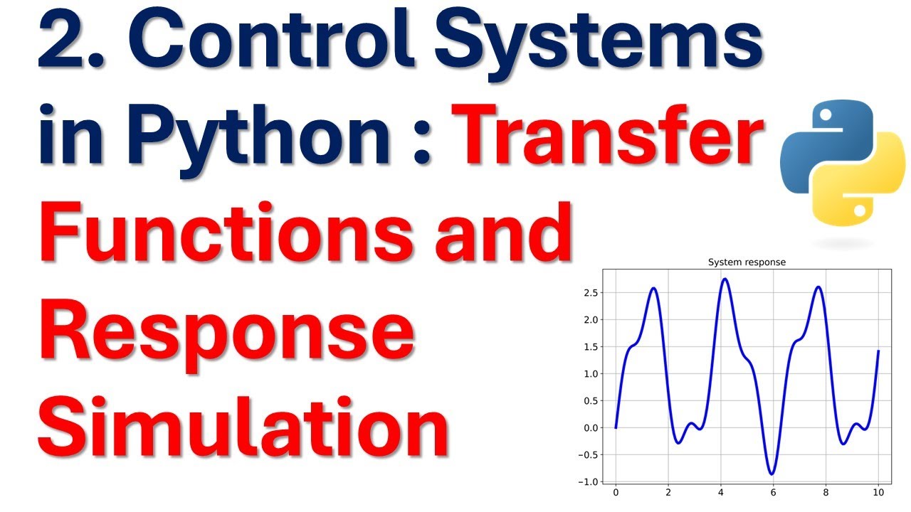 2.Control Systems in Python: Transfer Function and Response Simulation (Step, Impulse, and Custom)