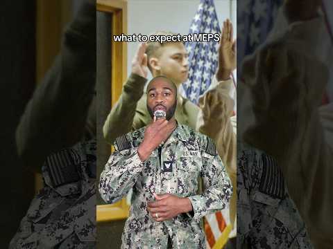What to expect at MEPS (FULL VIDEO ON YOUTUBE) #military #miltok #navy #bootcamp #bmt #ait