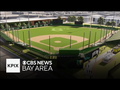 Animation of Oakland Ballers' renovated home field at Raimondi Park