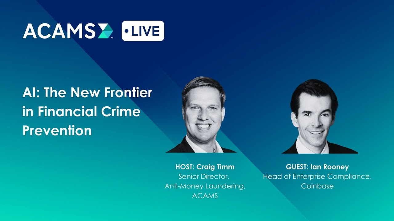 ACAMS Live – AI: The New Frontier in Financial Crime Prevention