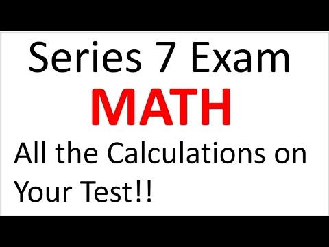 Series 7 Exam Prep. Series 7 Guru Shares All the Math Needed to Pass your Series 7 Exam!
