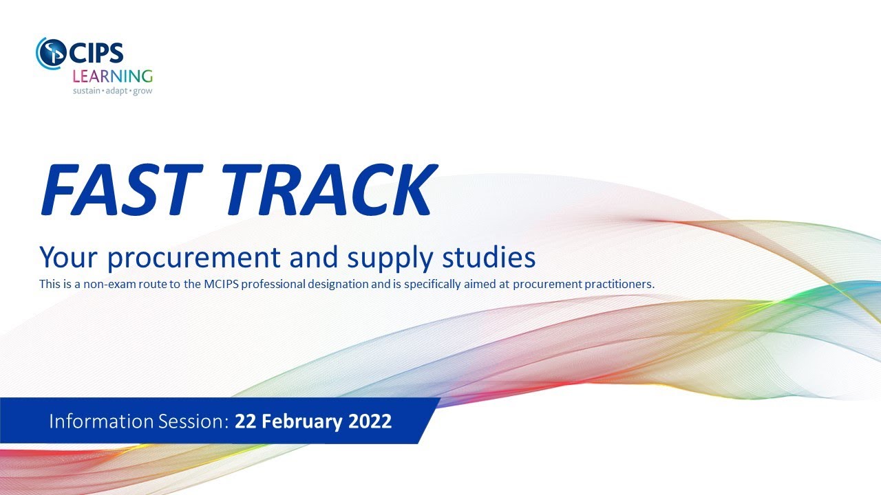 Fast track your procurement studies with CIPS