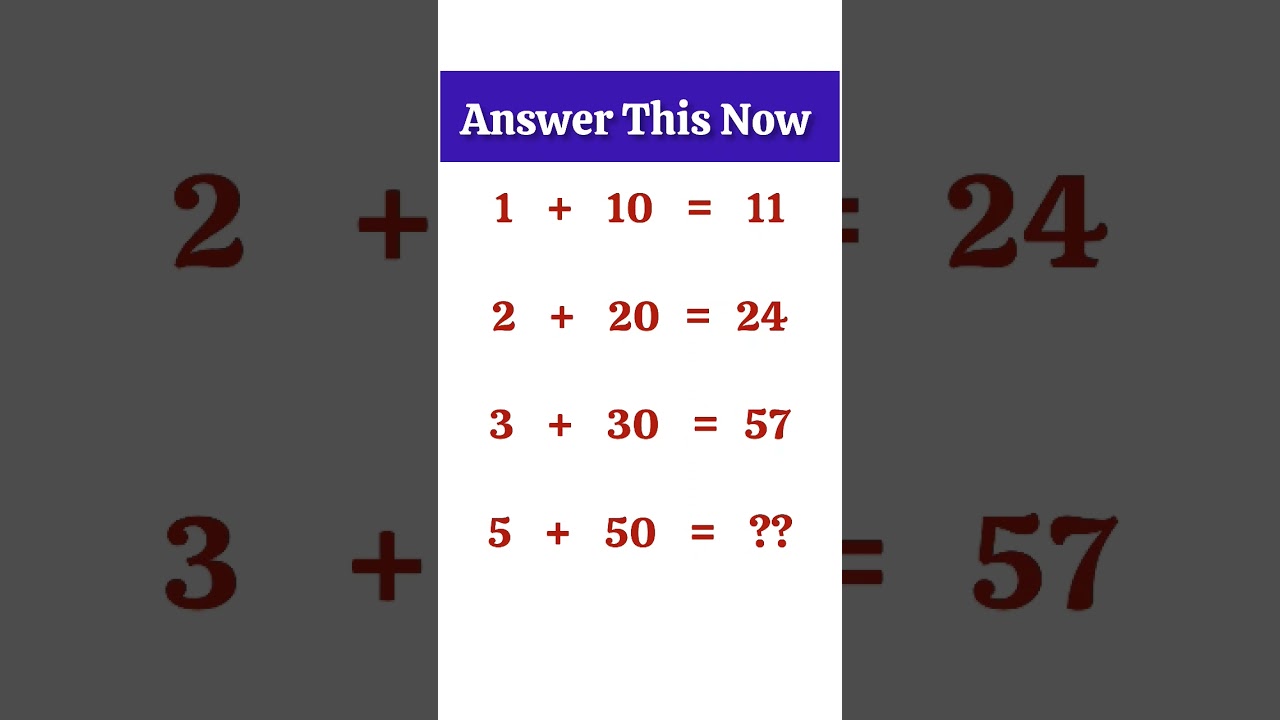 Answer This Now #maths #mathematics #mathiqtest #testandlearn #trending #mathequation