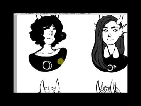 Homestuck - Fantroll speed paint oc