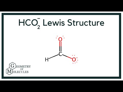 HCO2- Lewis Structure (Formate Ion)