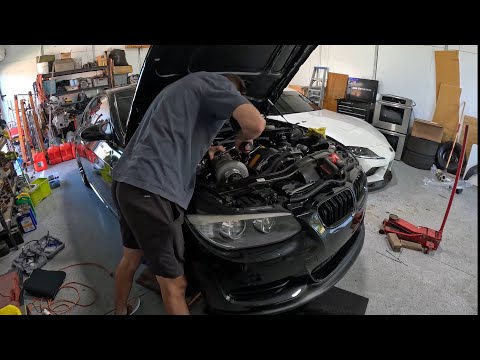 INSTALLING A SINGLE TURBO KIT ON MY BMW 335IS N54 | SPEEDTECH TOP MOUNT
