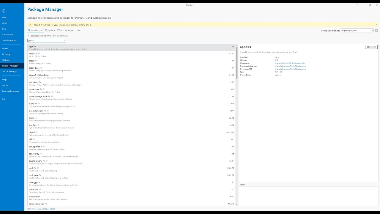 How to Clone ArcGIS Pro Python Environment - ESRI - Python Command Prompt