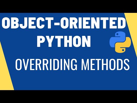 Python OOP - Method Overriding | Method Overloading