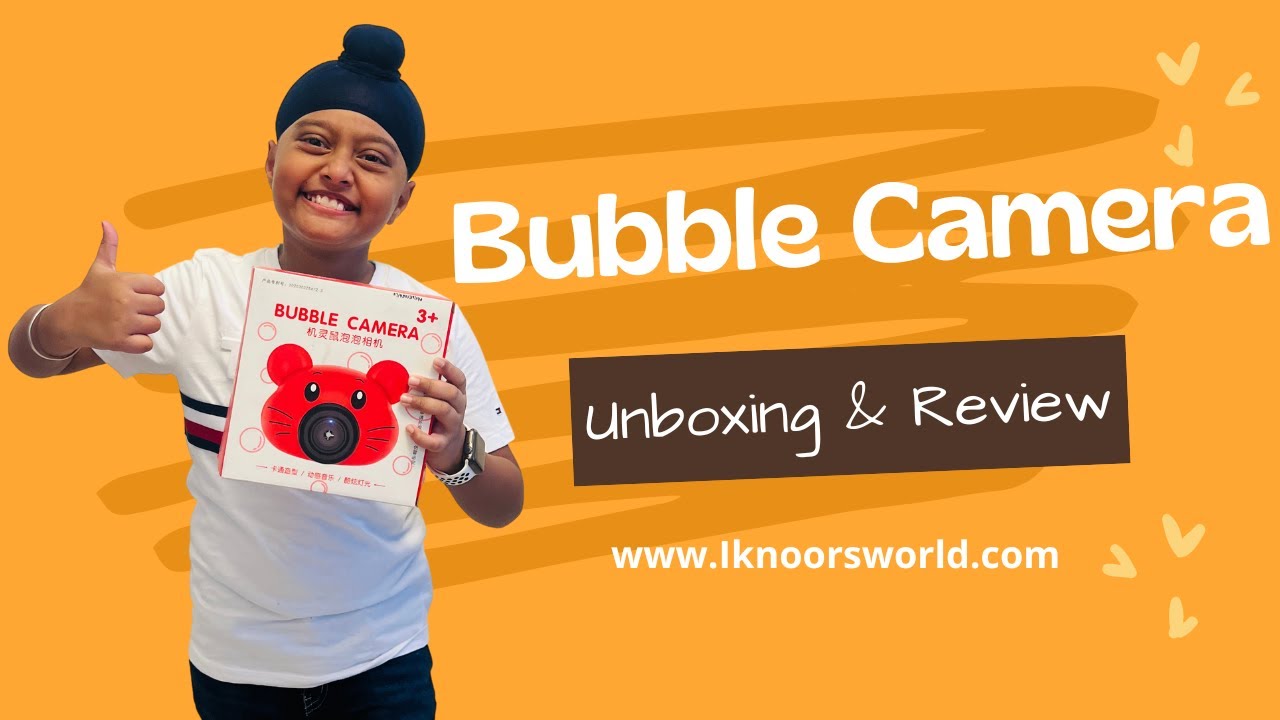 Bubble Camera Unboxing Review & play (Camera bubble )