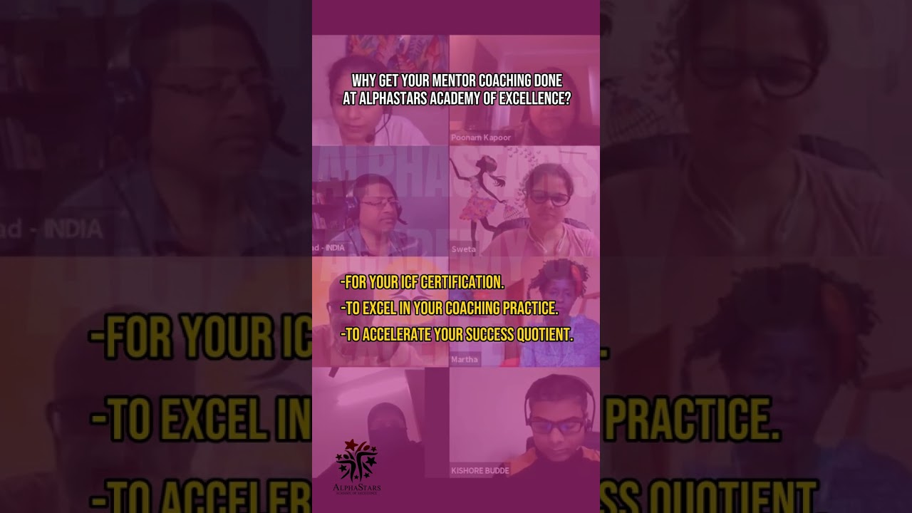 Get your mentor coaching done at Alphastar Academy of Excellence