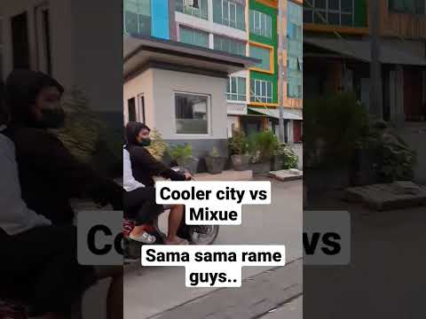 Ice Cream viral.. Cooler City vs Mixue #icecream #mixue #coolercity